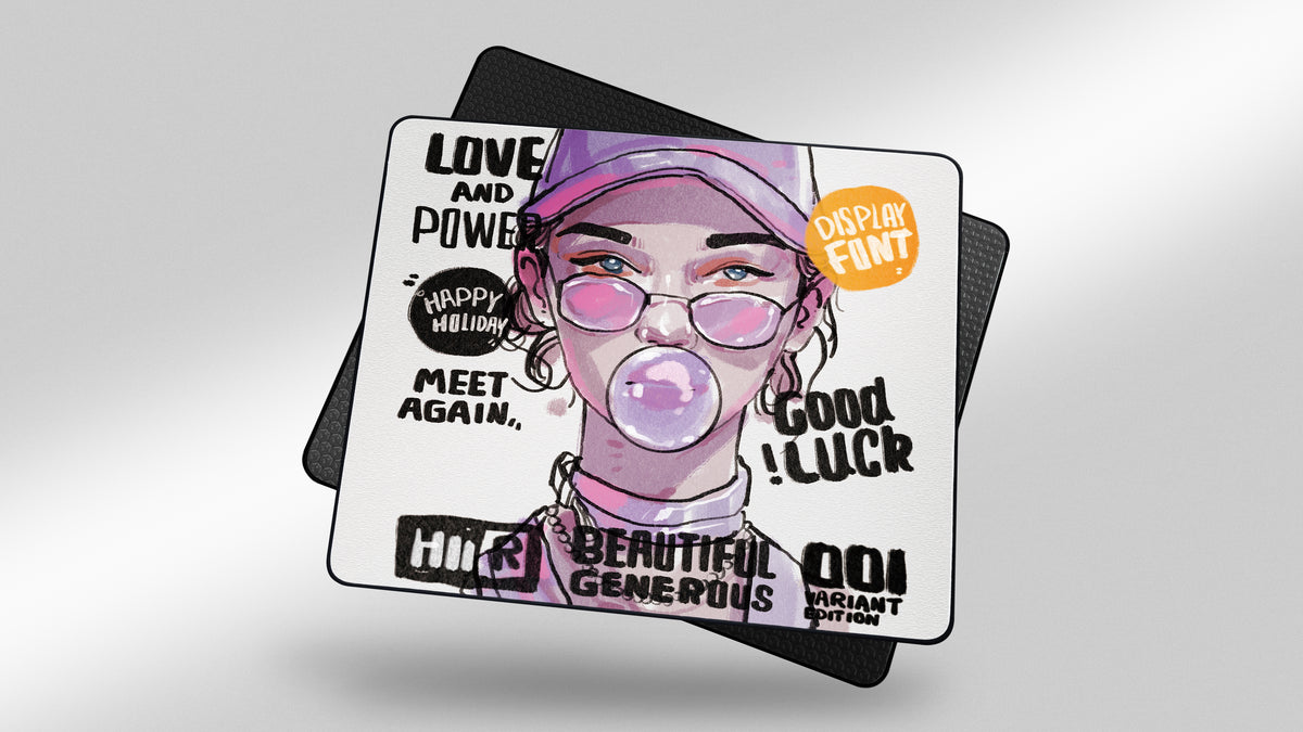 Rapper Girl Gaming Mousepad